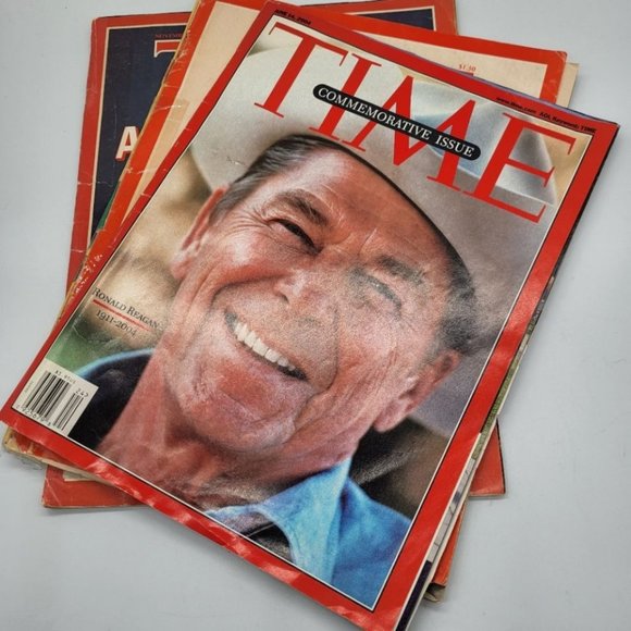 Time Magazine | Other | Time Magazine Lot Of 3 Ronald Reagan Editions ...